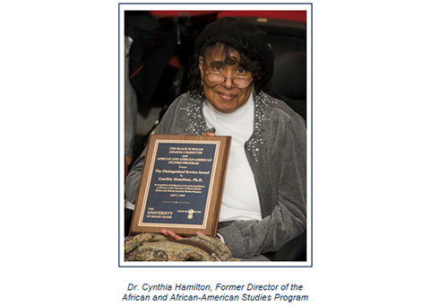 Welcome Professor Cynthia Hamilton Home to South Central Los Angeles ...