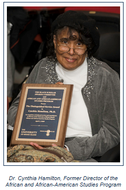 Welcome Professor Cynthia Hamilton Home to South Central Los Angeles ...