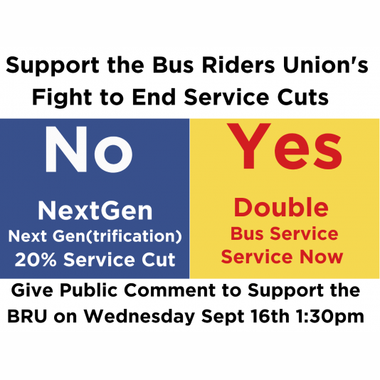 Bus Riders Union Week of Action No Police in LAUSD Schools No MTA Next ...