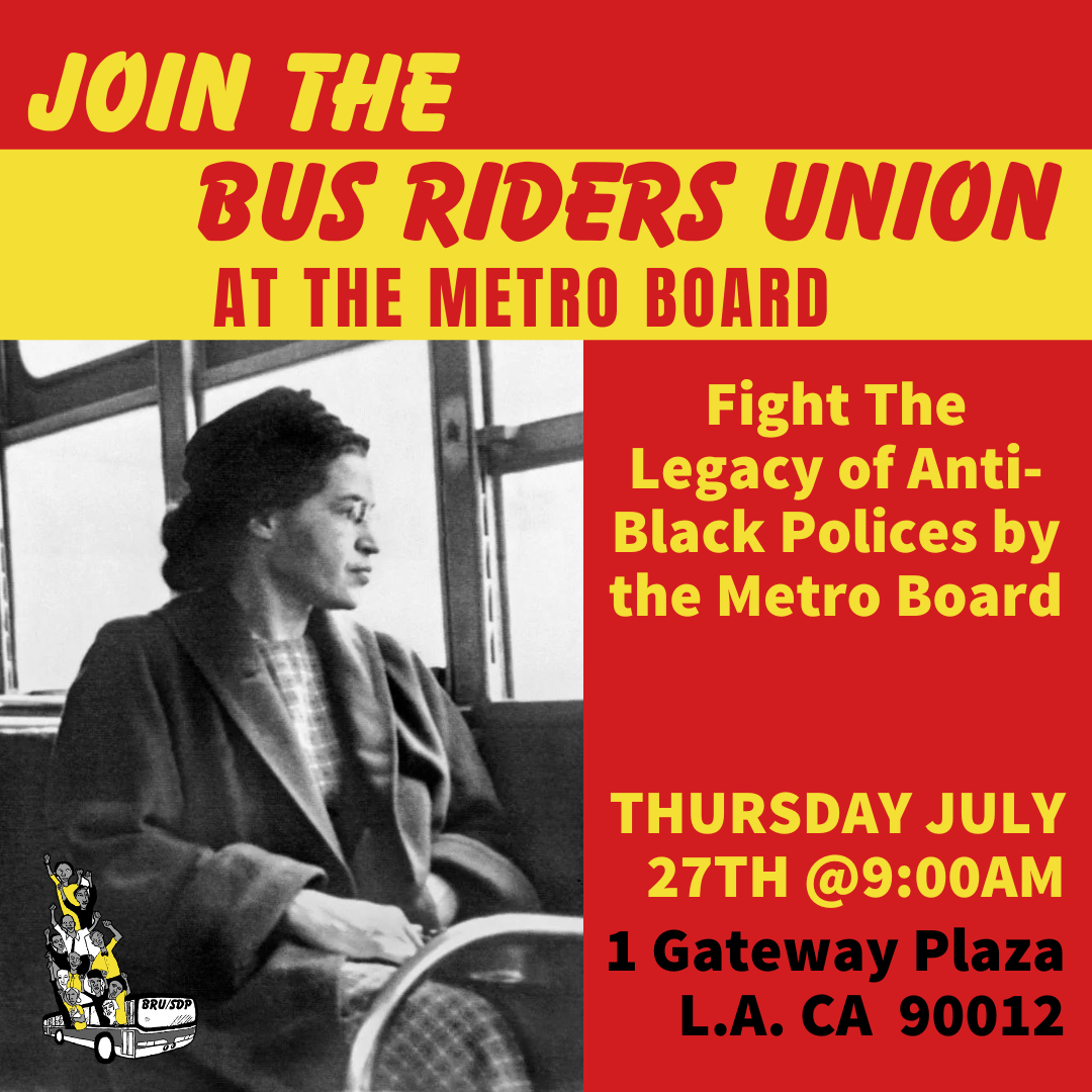 The Bus Riders Union reports: 5 Indictments against LA Metro’s Transit ...